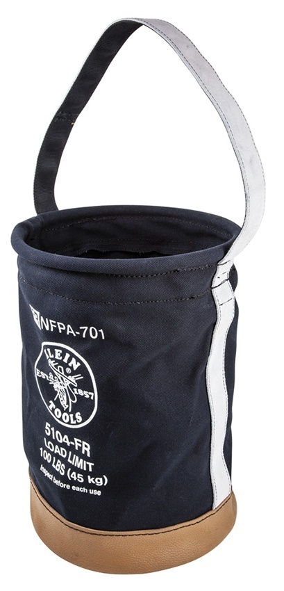 Klein Tools 100 lb Flame Resistant Leather Bottom Canvas Bucket - GME ...