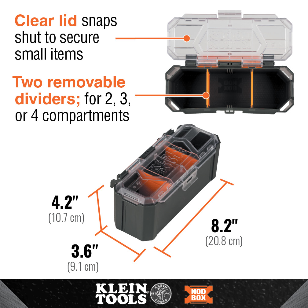 Klein Tools MODbox Parts Bin Rail Attachment - GME Supply