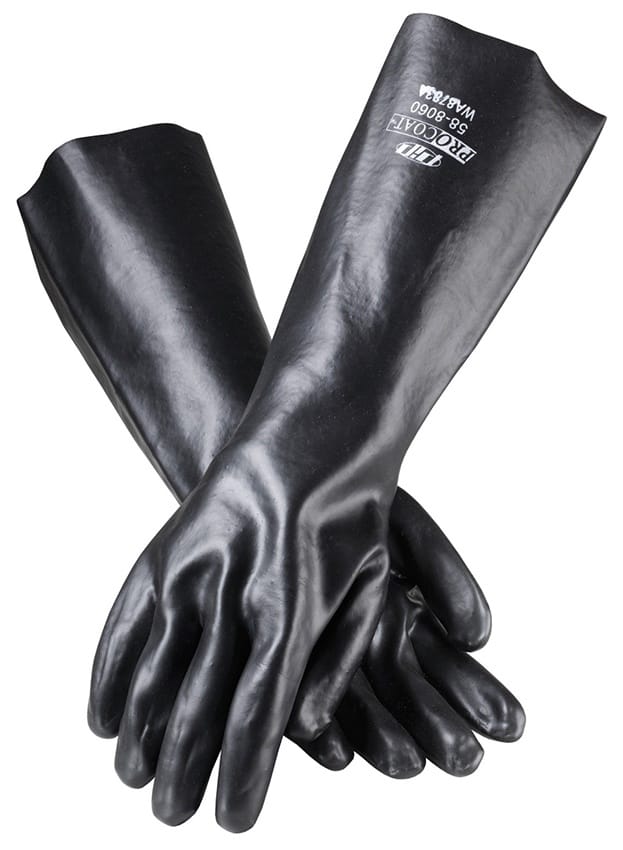 ProCoat 18 Inch PVC Dipped Glove Interlock Liner and Smooth Finish ...