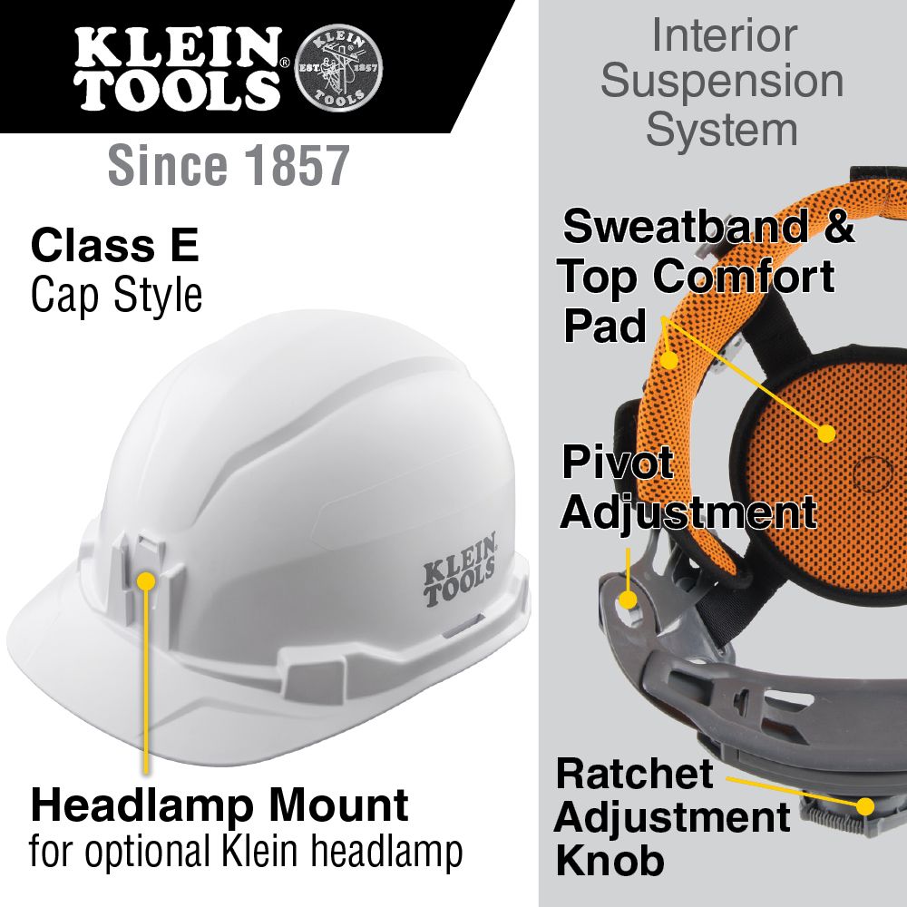 Klein Tools Cap Style Hard Hat - GME Supply