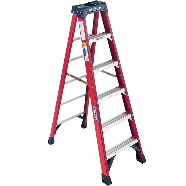 Werner Type 1AA Fiberglass Step Ladders - GME Supply
