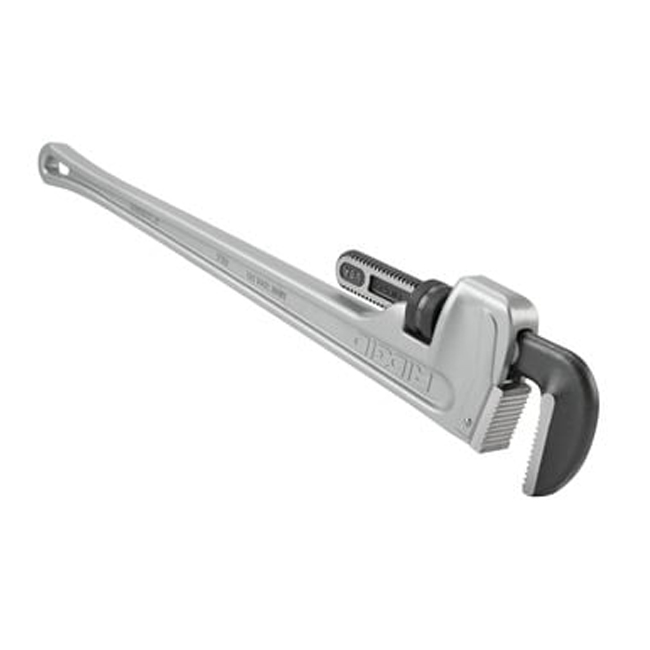 Ridgid Aluminum Straight Pipe Wrench - GME Supply