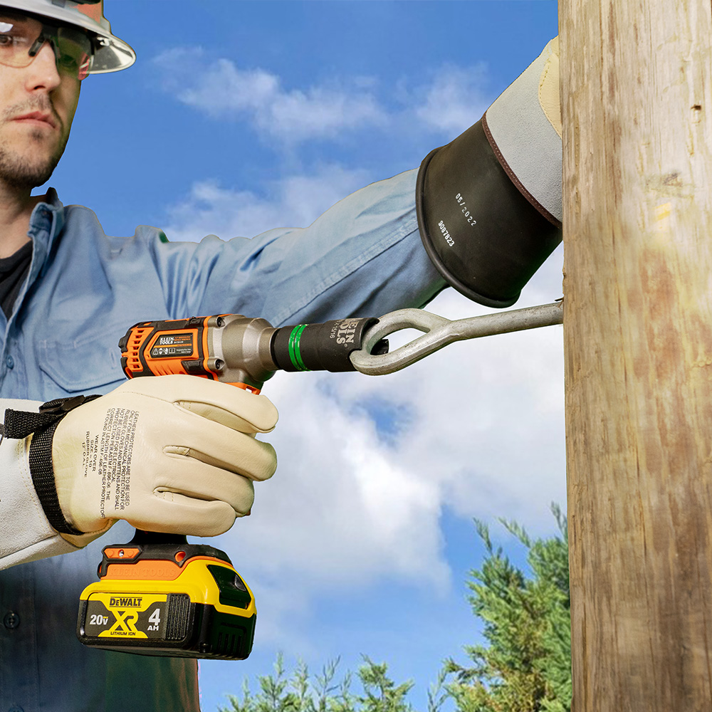 Klein Tools 2-In-1 Slotted Impact Socket Set, 12-Point, 6-Piece - GME ...