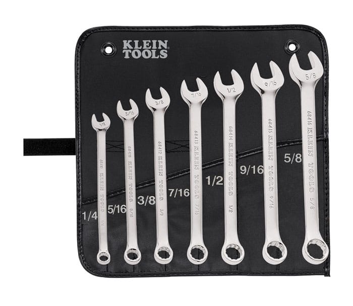 Klein Tools Combination Wrench 7 Piece Set with Pouch - GME Supply