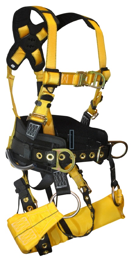 FallTech Journeyman 6 D-Ring Tower Climbing Harness - GME Supply