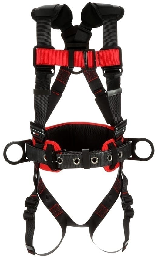 Protecta Construction Style Positioning Harness with Mating & Pass-Thru ...