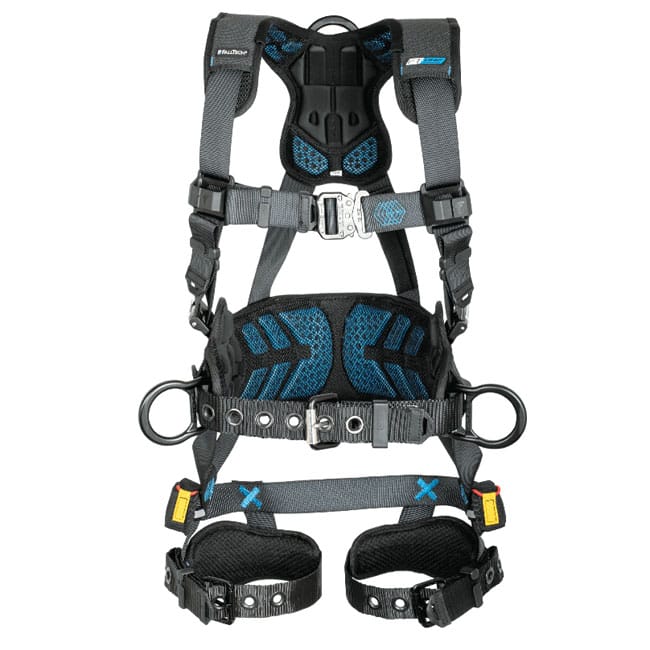 FallTech FT-One 3 D-Ring Construction Harness with Tongue Buckle Legs ...
