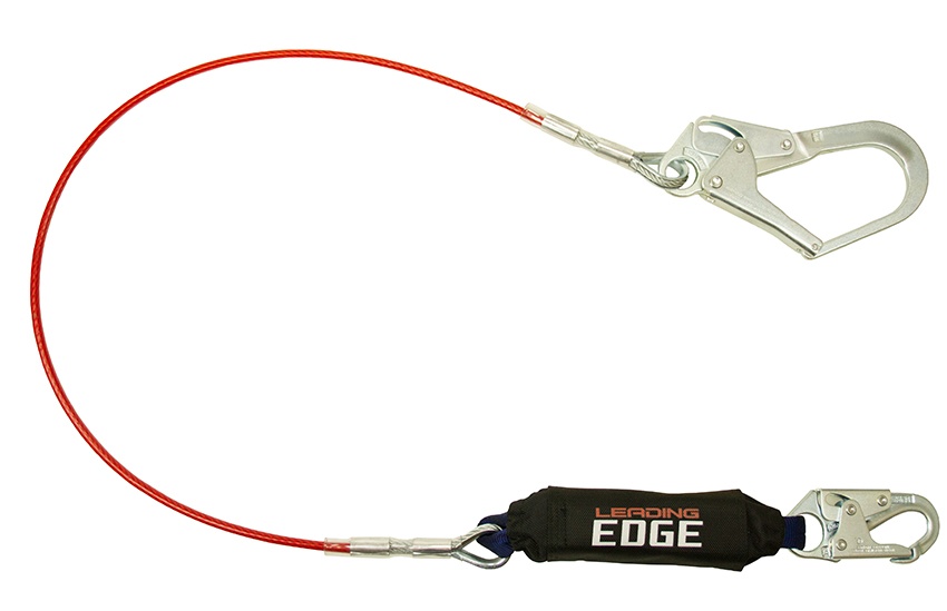 FallTech 8354LE3 Leading Edge Restraint Lanyard with Snap Hook and ...