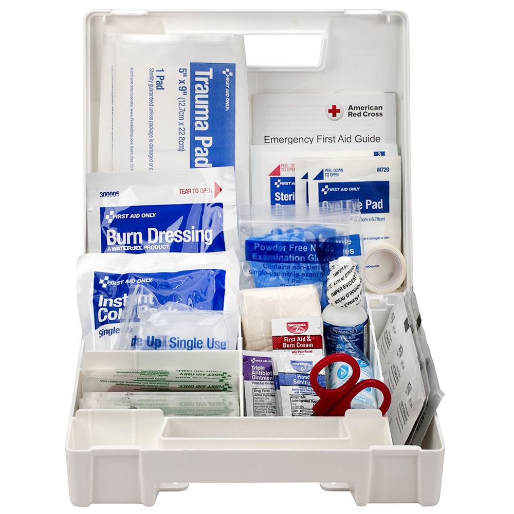 First Aid Only ANSI A 25 Person Plastic ANSI 2021 Compliant First Aid ...