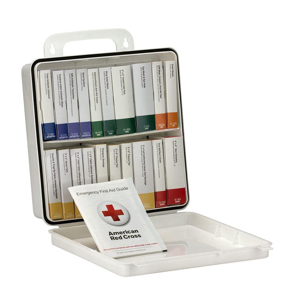 First Aid Only ANSI A 50 Person 24 Unit Plastic ANSI 2021 Compliant ...