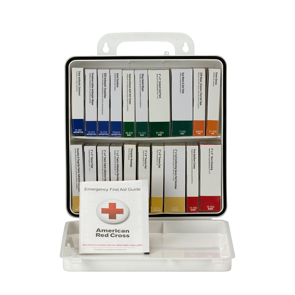 First Aid Only ANSI A 50 Person 24 Unit Plastic ANSI 2021 Compliant ...