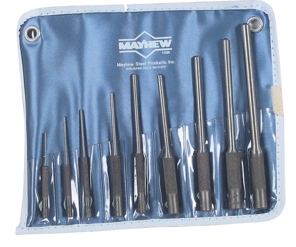 Wright Tool 9 Piece Pilot Punch Set - GME Supply