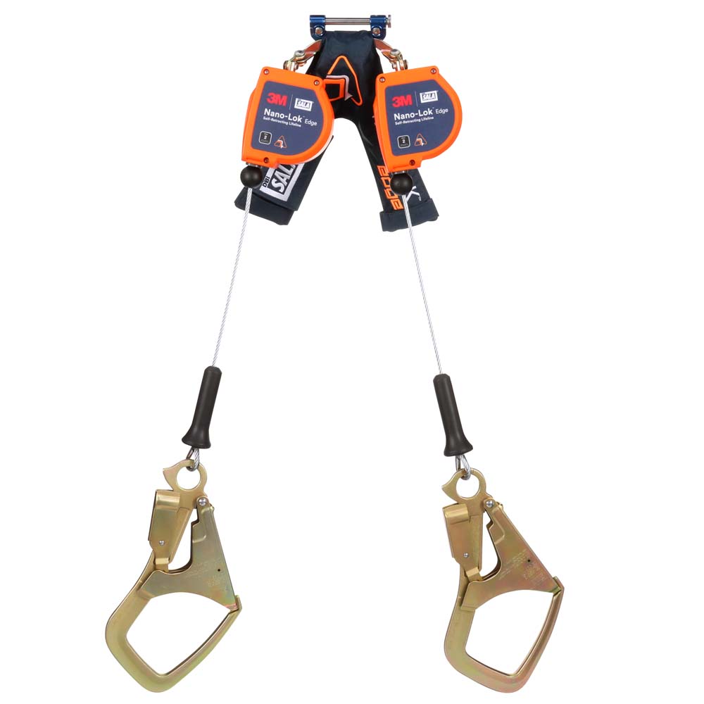 3M DBI-SALA Nano-Lok Twin-Leg Personal 6-Foot Self-Retracting Lifeline ...