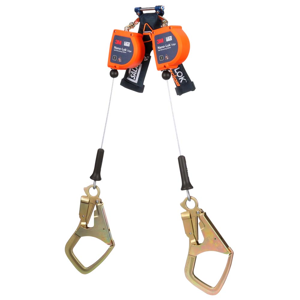 3M DBI-SALA Nano-Lok Twin-Leg Personal 6-Foot Self-Retracting Lifeline ...