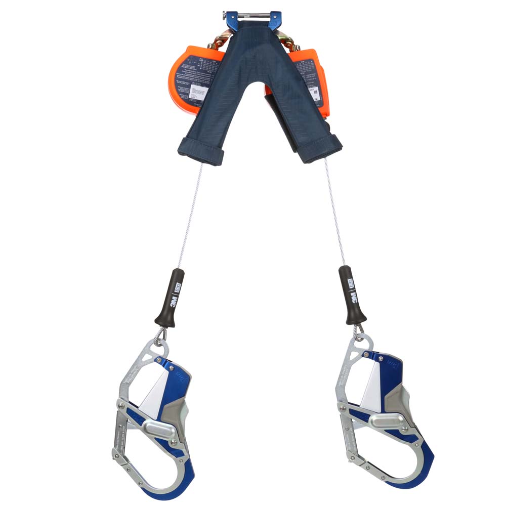 3M DBI-SALA Nano-Lok Twin-Leg Personal 7-Foot Self-Retracting Lifeline ...