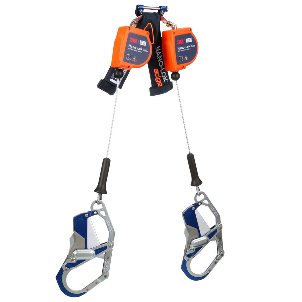 3M DBI-SALA Nano-Lok Twin-Leg Personal 7-Foot Self-Retracting Lifeline - GME Supply