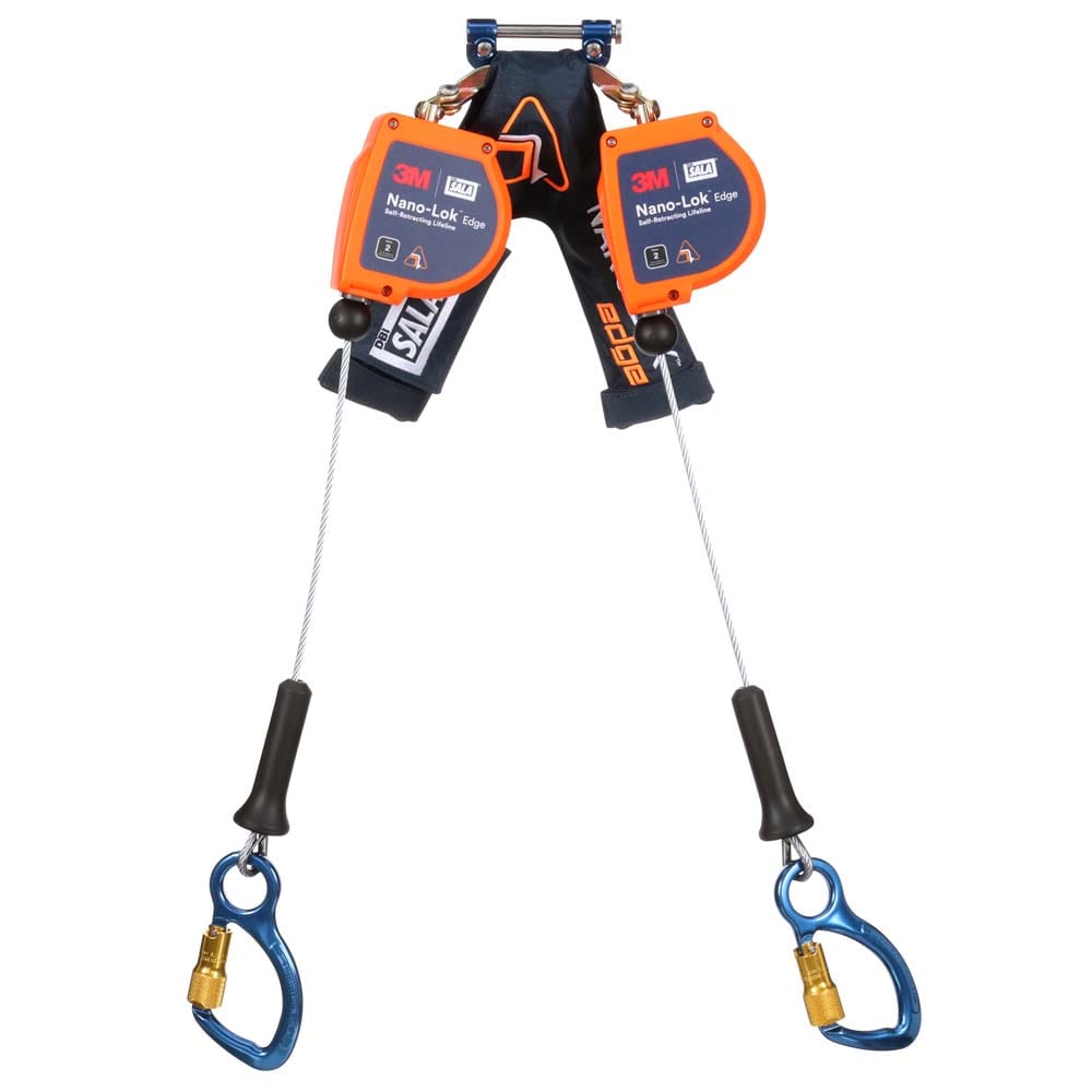 3M DBI-SALA Nano-Lok Edge Twin-Leg Personal 8-Foot Self-Retracting ...