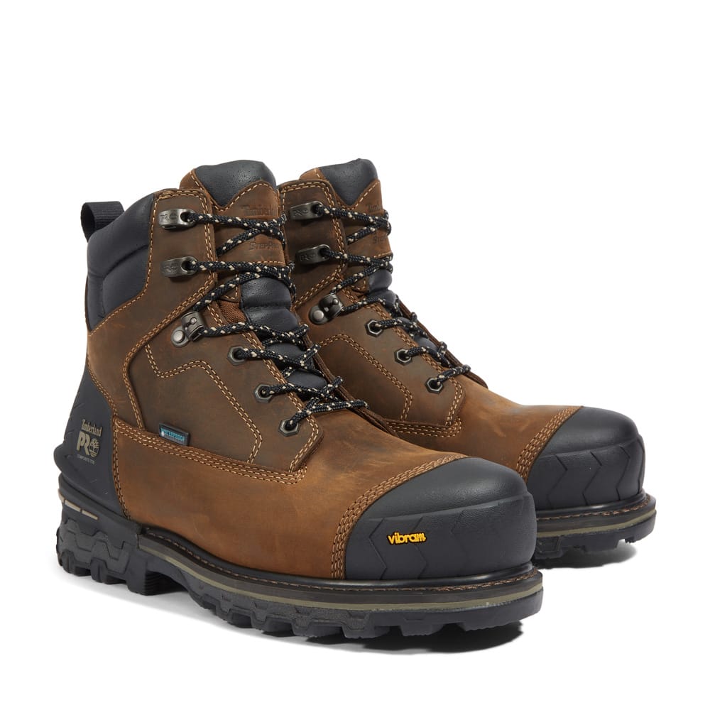 Timberland PRO Men's Boondock HD 6 Inch Composite Toe Waterproof Work Boots - GME Supply