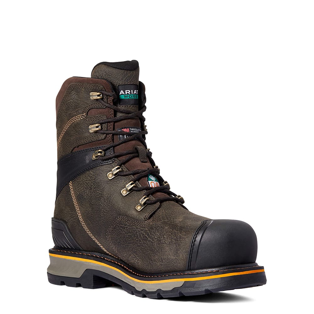 Ariat Stump Jumper 8 Inch CSA Glacier Grip Waterproof 600g Work Boots ...