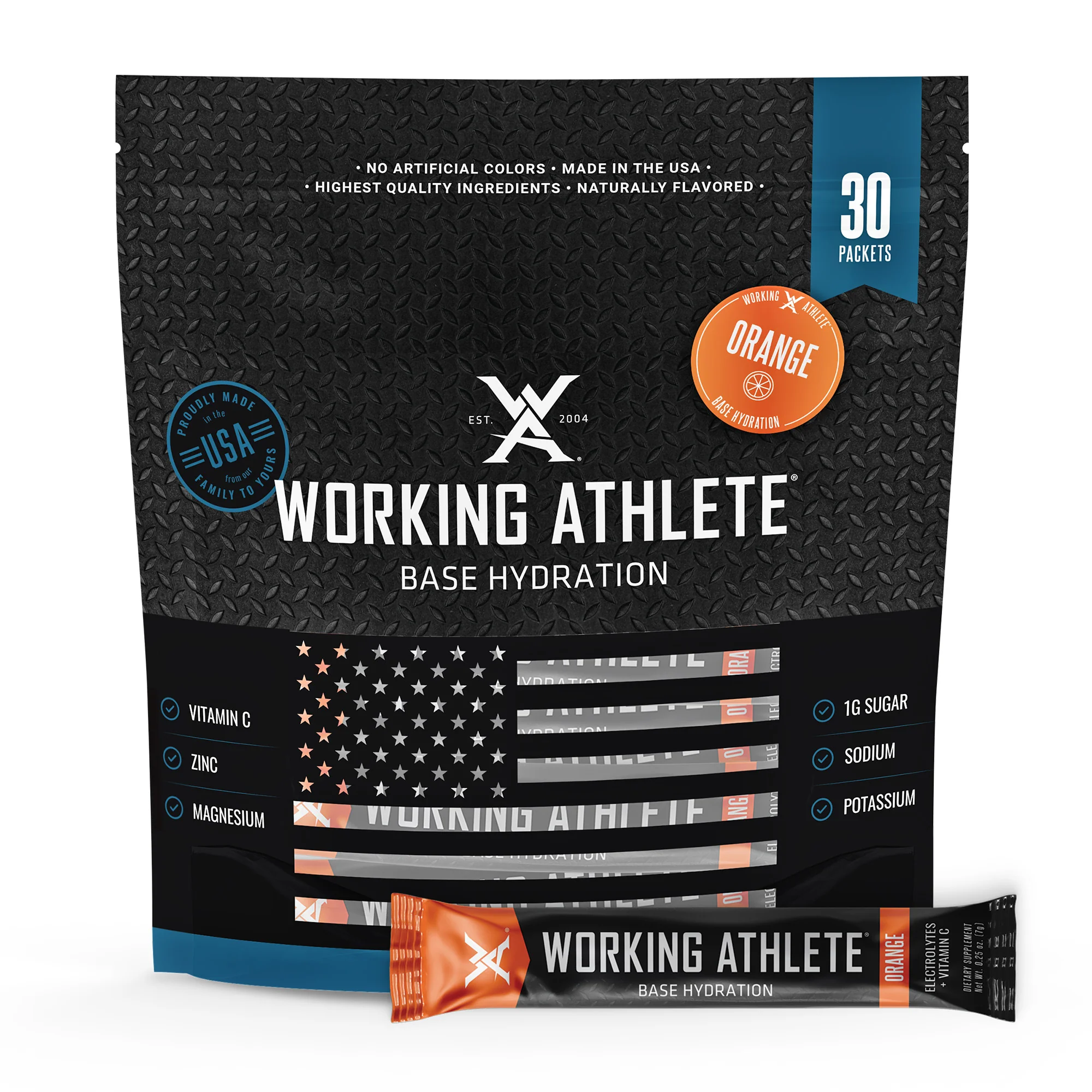 Working Athlete Base Hydration Packets - GME Supply