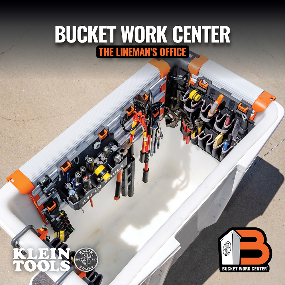 Klein Tools BC200WA Two Man Wall Assembly Rail Module for Klein Bucket ...