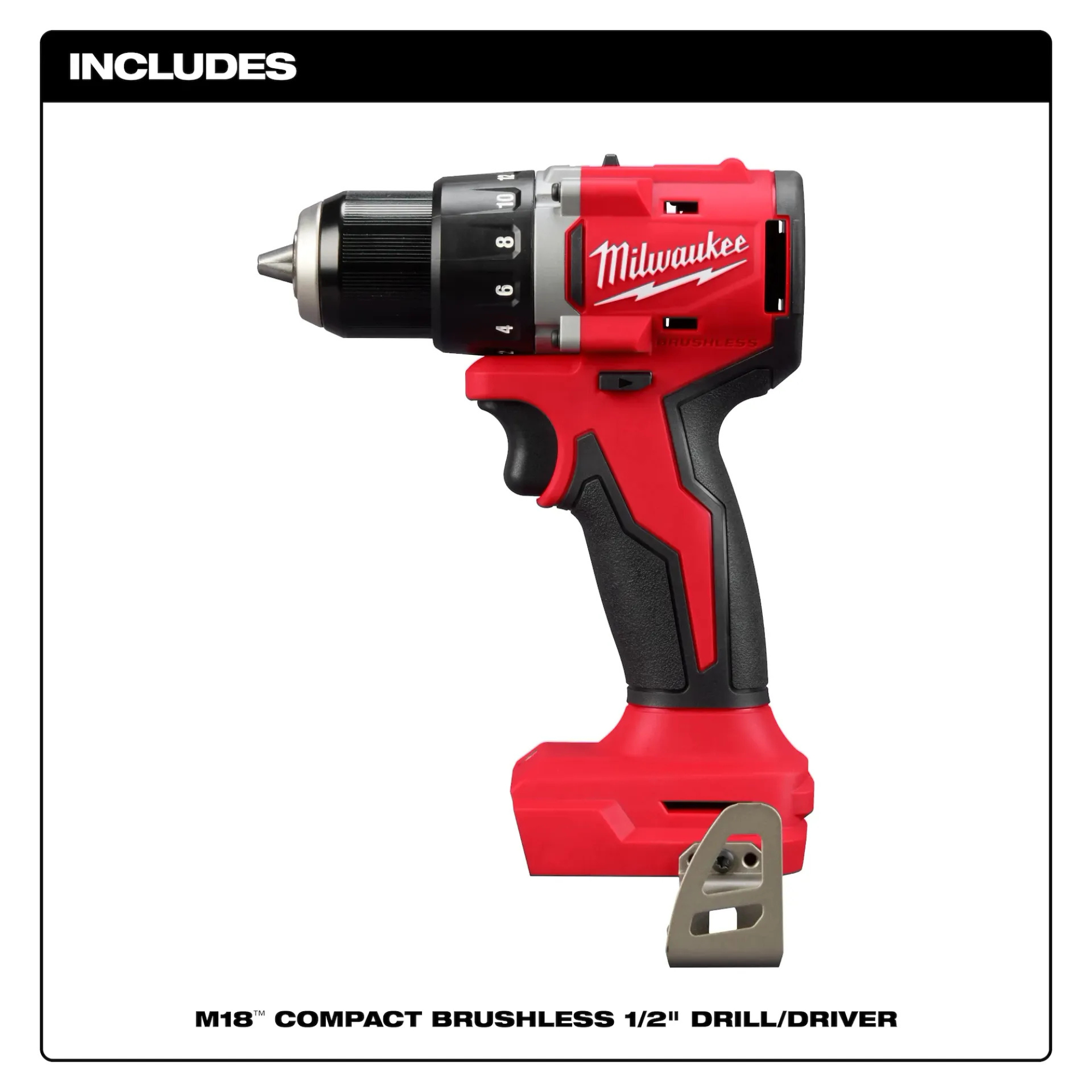 Milwaukee M18 Compact Brushless 1/2" Drill Driver - GME Supply