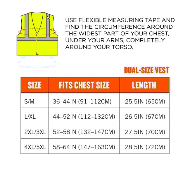 Ergodyne GloWear Hi-Vis FR Modacrylic Mesh Safety Class 2 Type R Vest ...