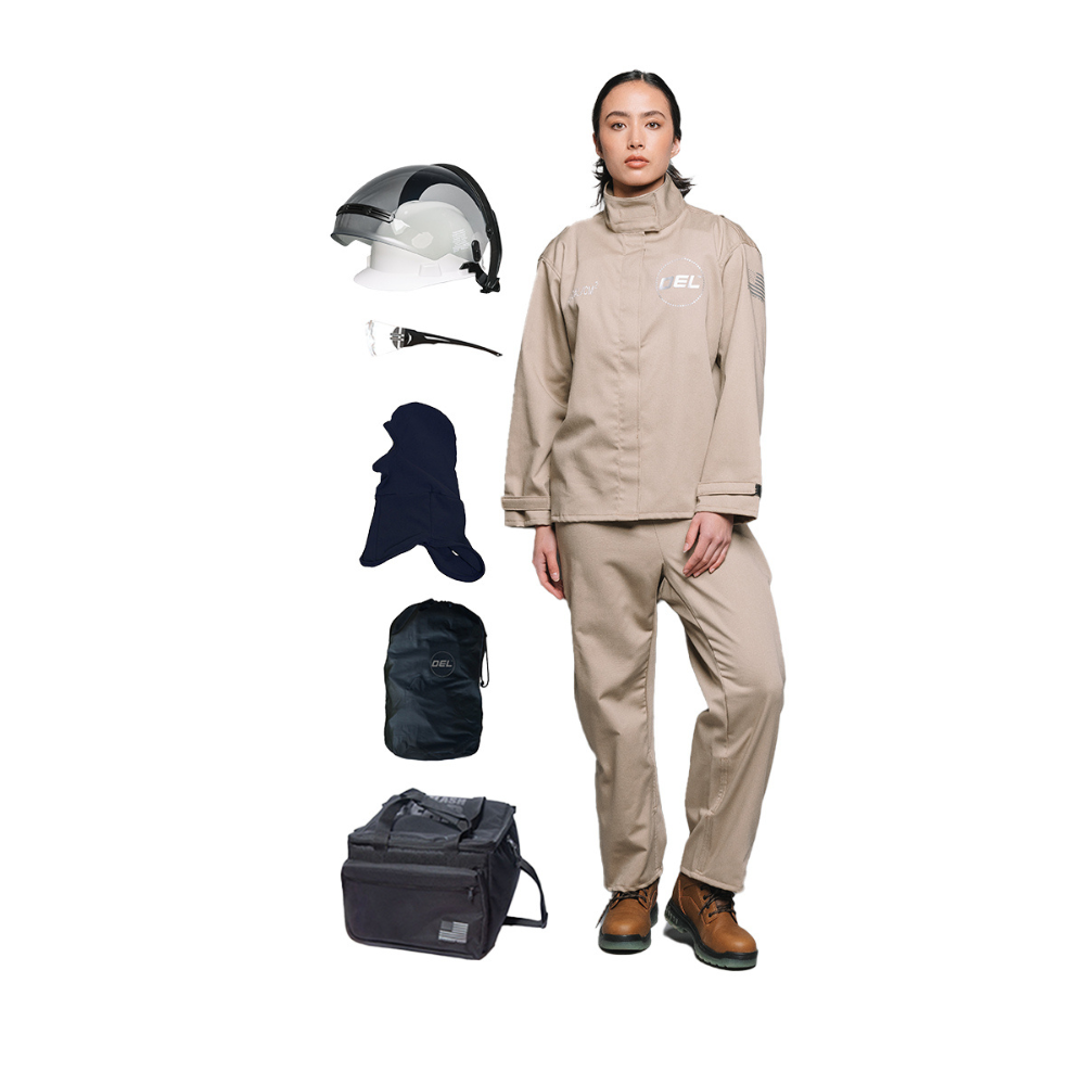 8 Cal Jacket Bib Overalls and Headgear Kit Womens - GME Supply