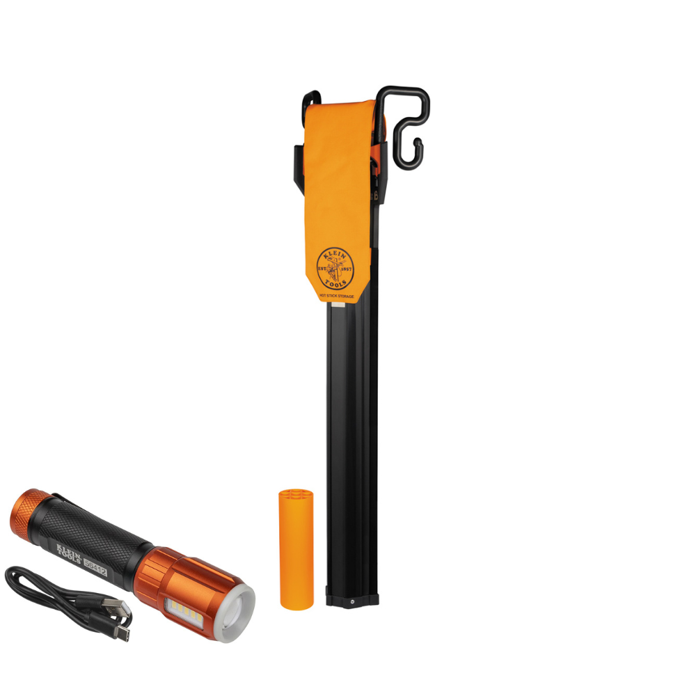 Klein Tools Hot Stick Holder with Free Flashlight - GME Supply