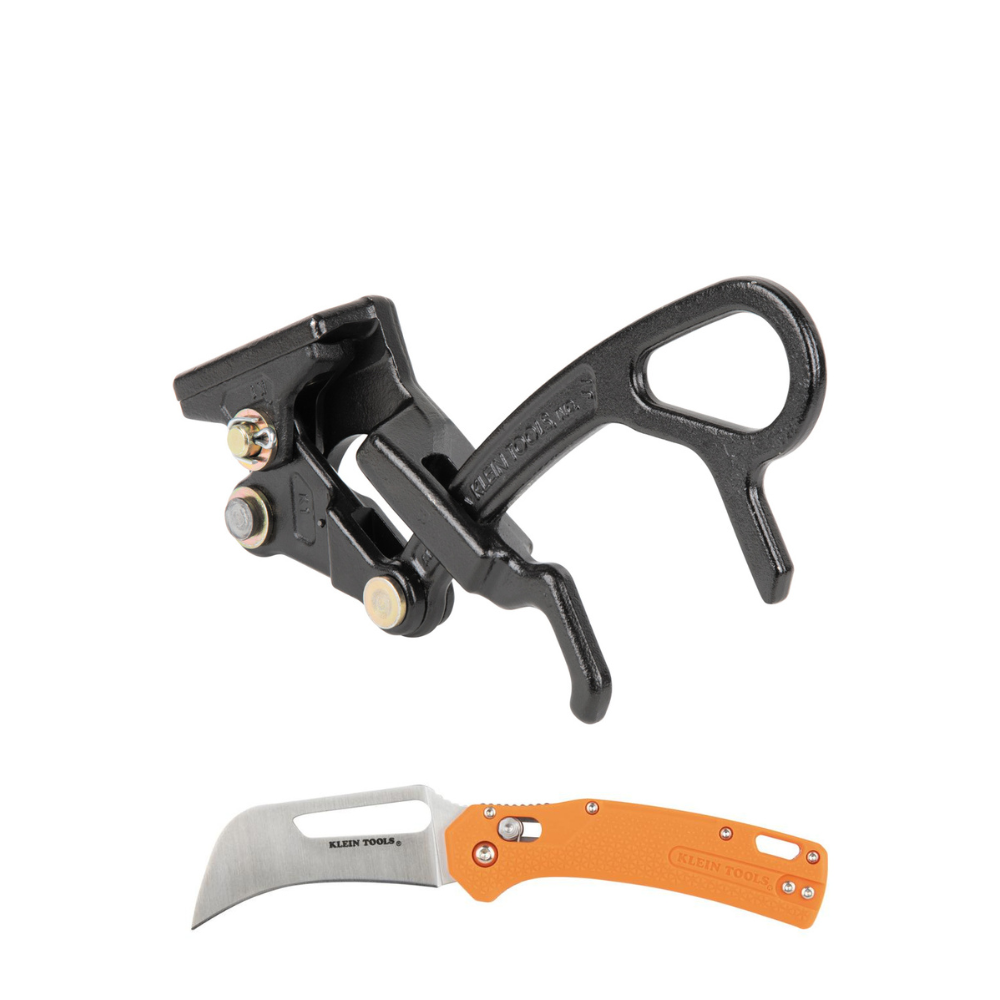 Klein Tools Wide Range Service Grip with Free Skinning Knife - GME Supply