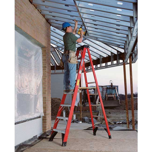 Werner Type 1AA Fiberglass Step Ladders - GME Supply