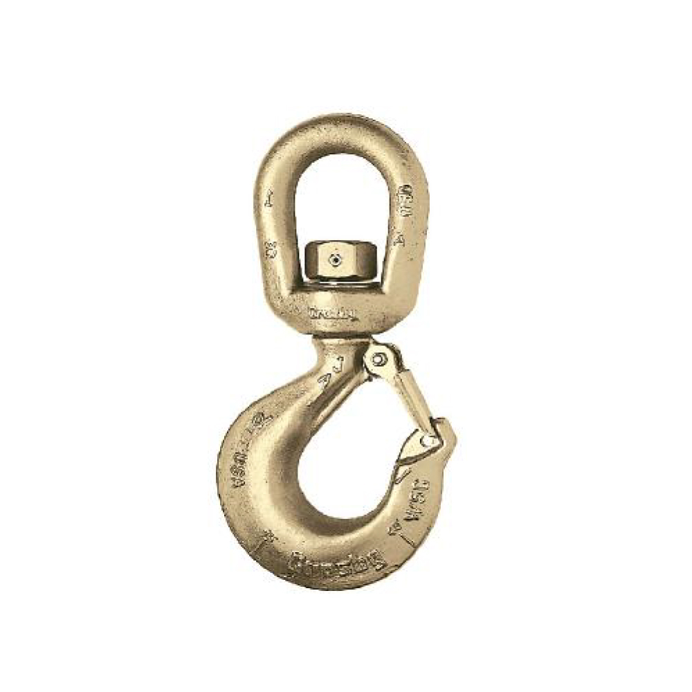 Crosby L-322CN Carbon Swivel Hooks with Latch - GME Supply