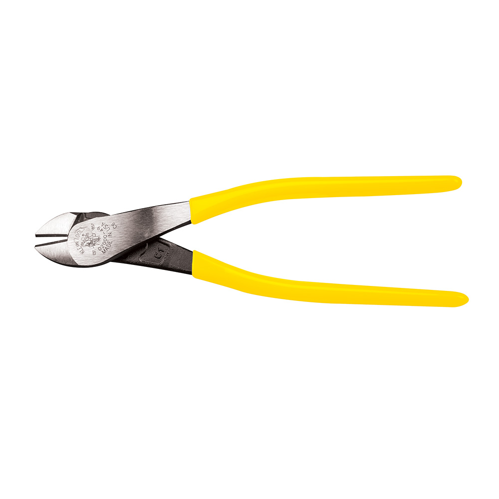 Klein D2000-49 9 Inch Diagonal Cutting Pliers with Angled Head - GME Supply