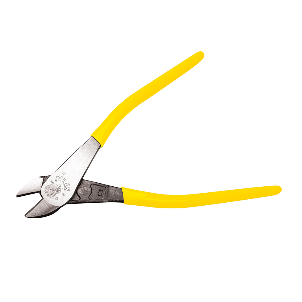 Klein D2000-49 9 Inch Diagonal Cutting Pliers with Angled Head - GME Supply