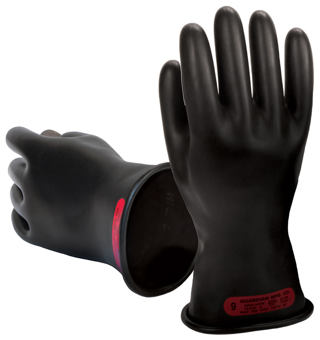 Guardian Natural Rubber Insulating Electrician Gloves