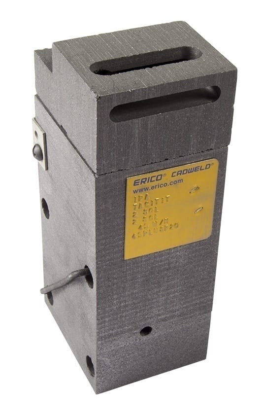 Cadweld Horizontal Cable to Horizontal Bus Bar Weld - GME Supply