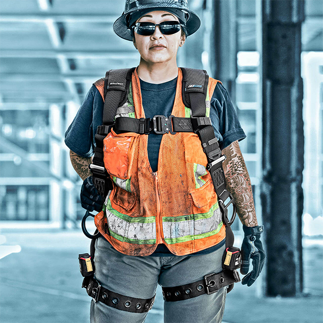 FallTech FT-One Fit 1 D-Ring Women's Harness with Quick-Connect Leg ...