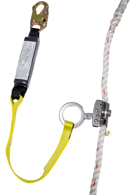 French Creek Rope Grab with Optional Shock Absorbing Lanyard - GME Supply