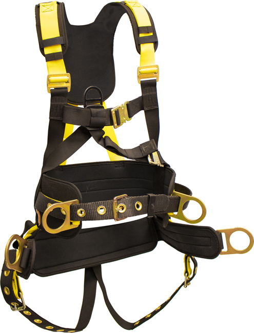 French Creek Full Body Fixed Suspension Harness with Hip D-Ring and ...