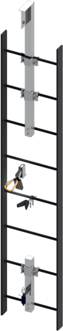 French Creek Ladder Safety Climbing System - GME Supply