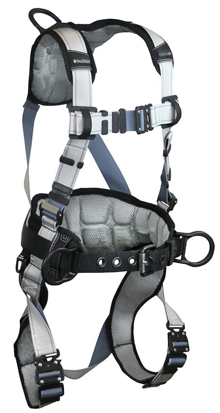FallTech FlowTech LTE Belted 3 D-Ring Climbing Harness with Quick ...