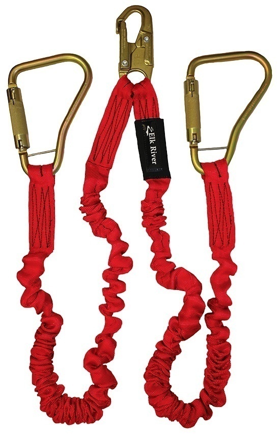 Elk River NoPac Twin Leg Lanyard with Steel Carabiners - GME Supply