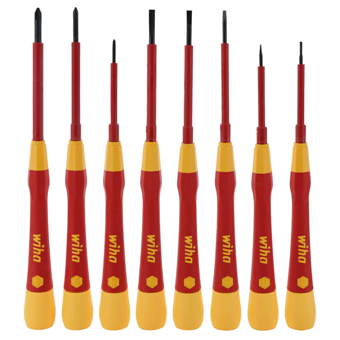 Wiha Tools 8-Piece Insulated PicoFinish Precision Screwdriver Set - GME ...