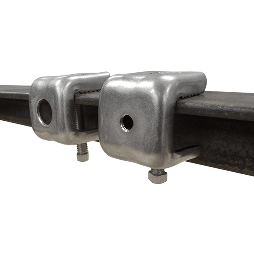 Miroc Galvanized Angle Adapter with 3/8 Inch Tapped Hole (10-Pack ...