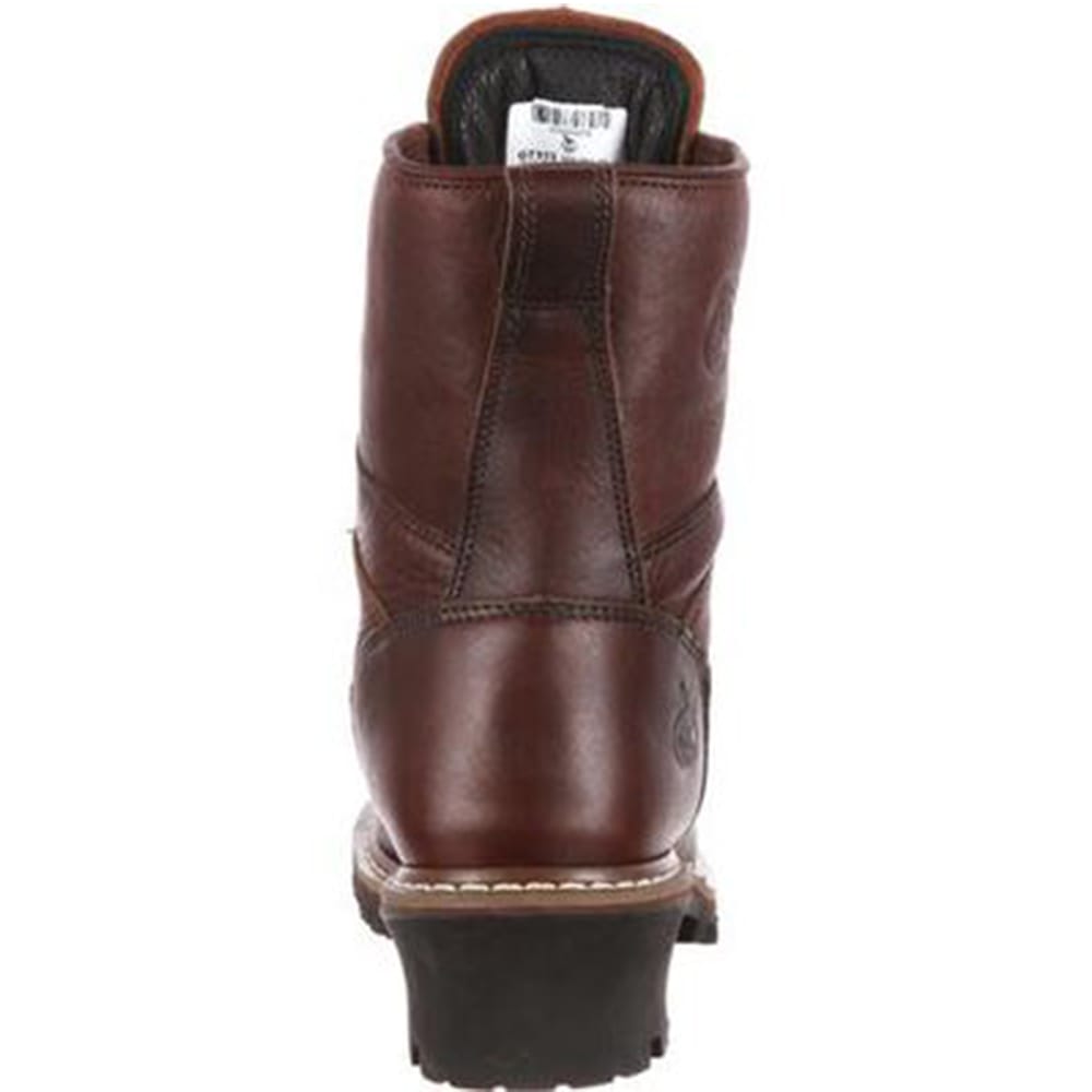 Georgia Boot Logger 8 Inch Waterproof Work Boots with Steel Toe - GME ...