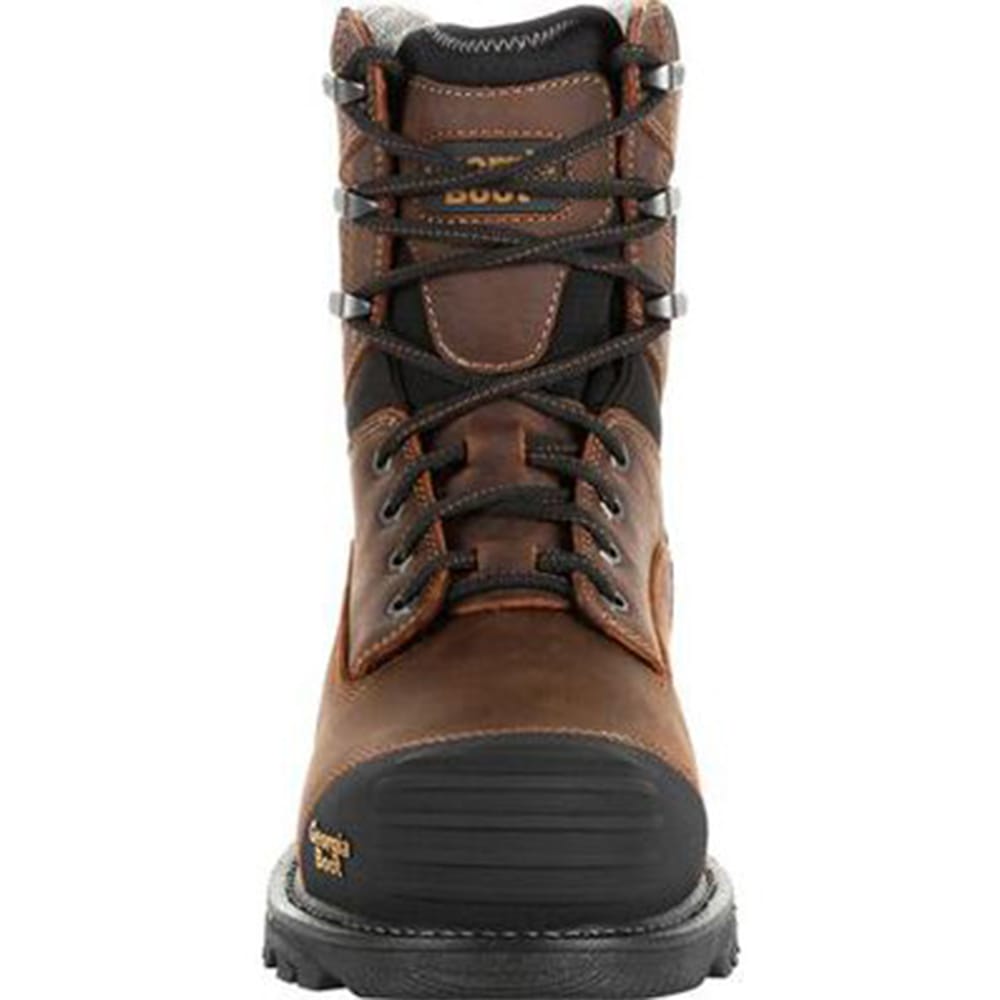 Georgia Boot Rumbler 8 Inch Waterproof Work Boots with Composite Toe ...