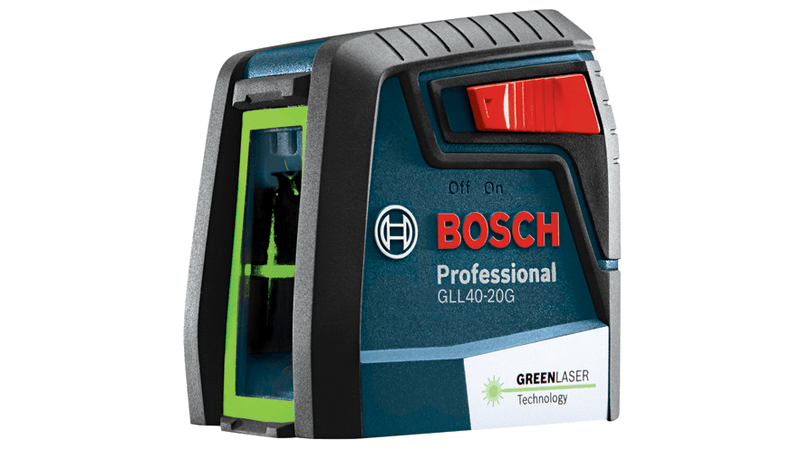 Bosch Self-Leveling Green-Beam Cross-Line Laser - GME Supply