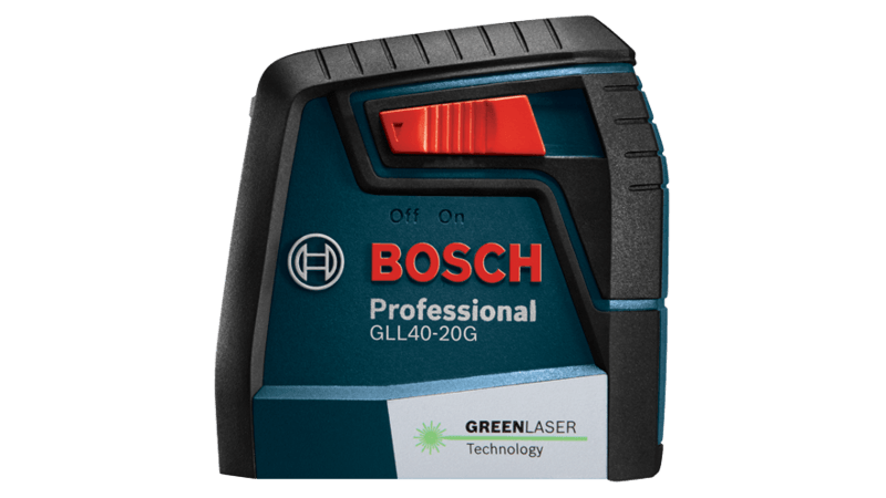 Bosch Self-Leveling Green-Beam Cross-Line Laser - GME Supply