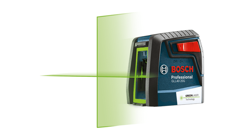 Bosch Self-Leveling Green-Beam Cross-Line Laser - GME Supply
