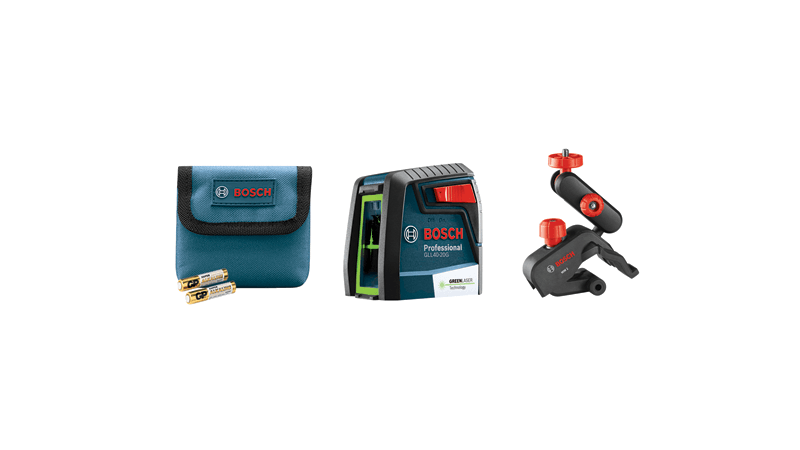 Bosch Self-Leveling Green-Beam Cross-Line Laser - GME Supply